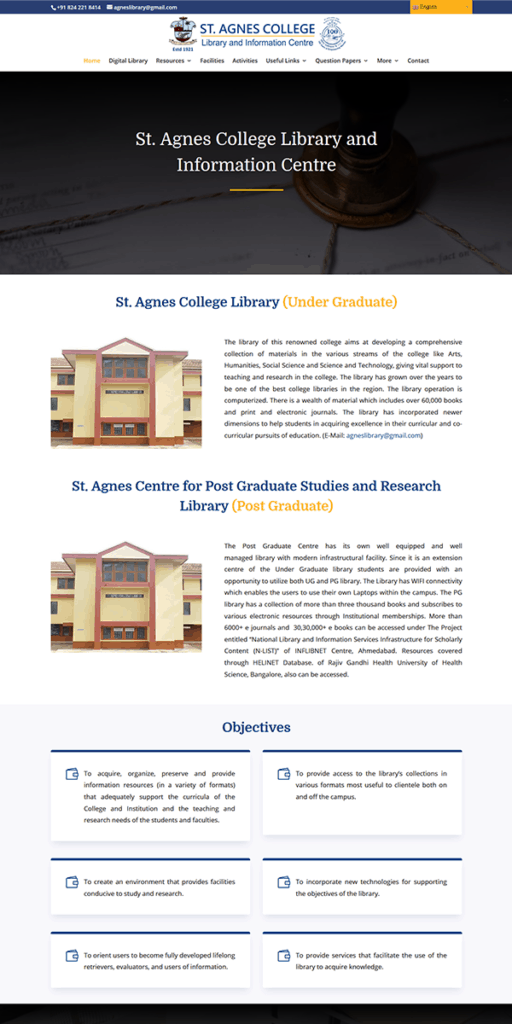 St Agnes Library - Tigerden Solutions