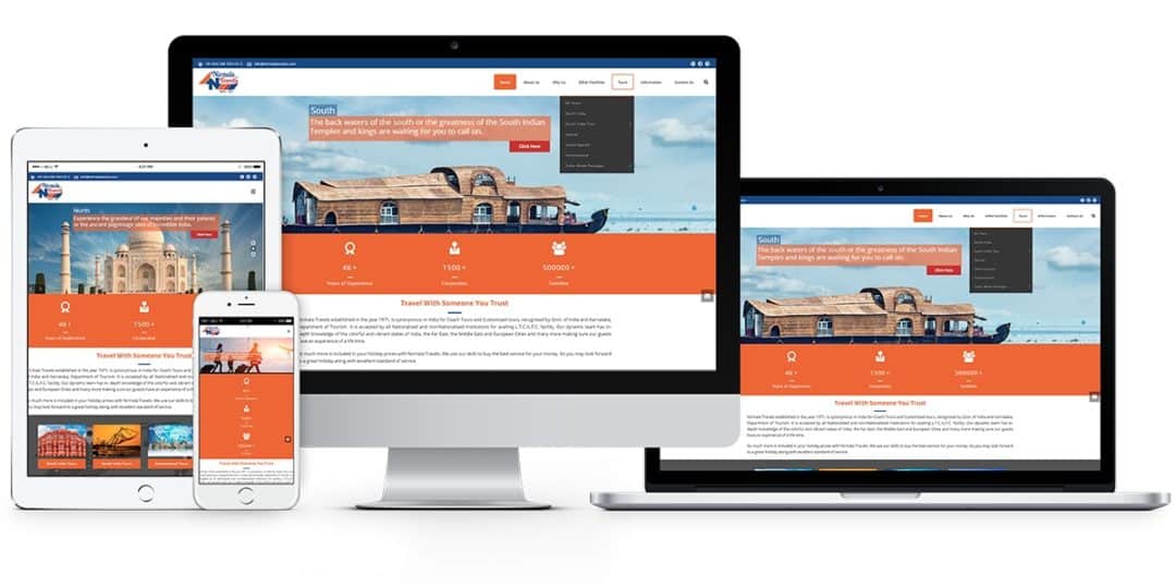 Nirmala Travels - Old Design - Tigerden Solutions